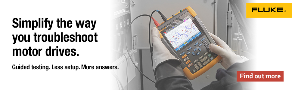 NEW FLUKE MDA-510 and MDA-550 Motor Drive Analyser...